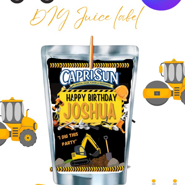 Construction Label - Etsy