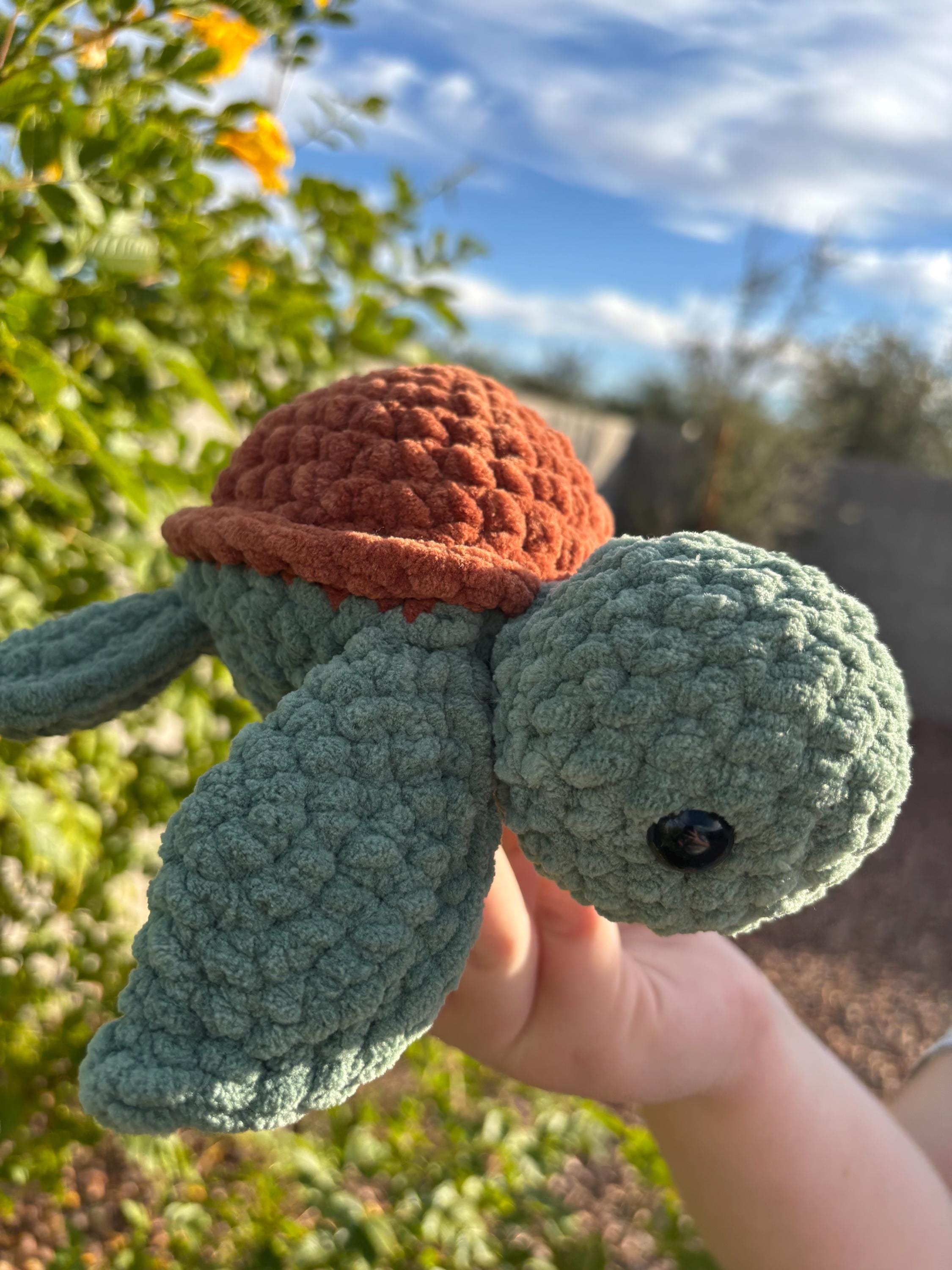 Crocheted Mini Sea Turtle - Etsy