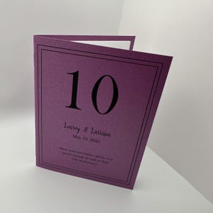 Personalized Table Booklet for Messages, Advice, & Wishes - Guest Book ...