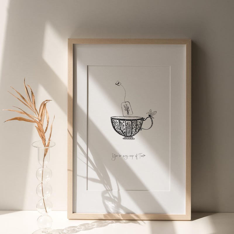 Tea Time Art - Etsy