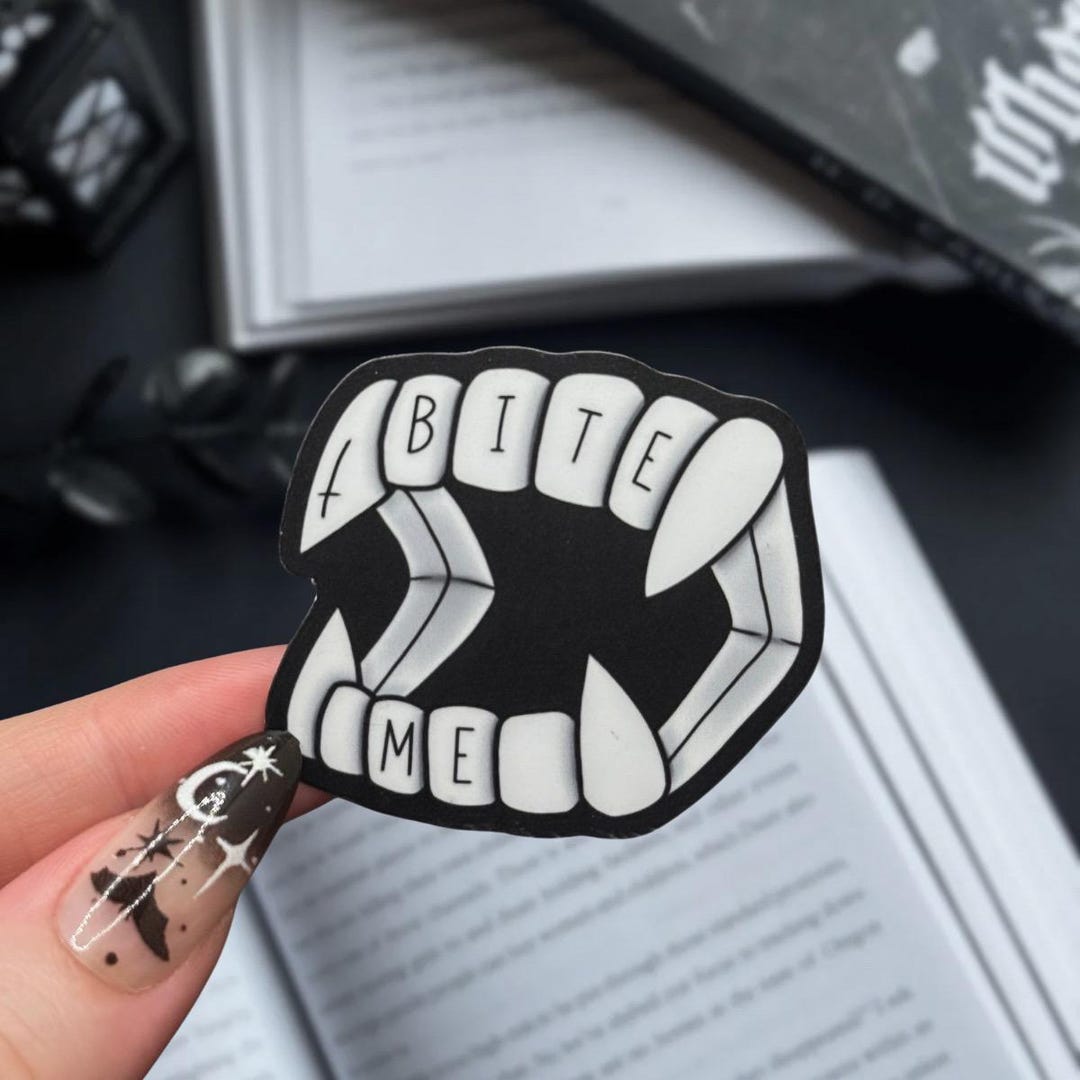 Bite Me Sticker - Etsy