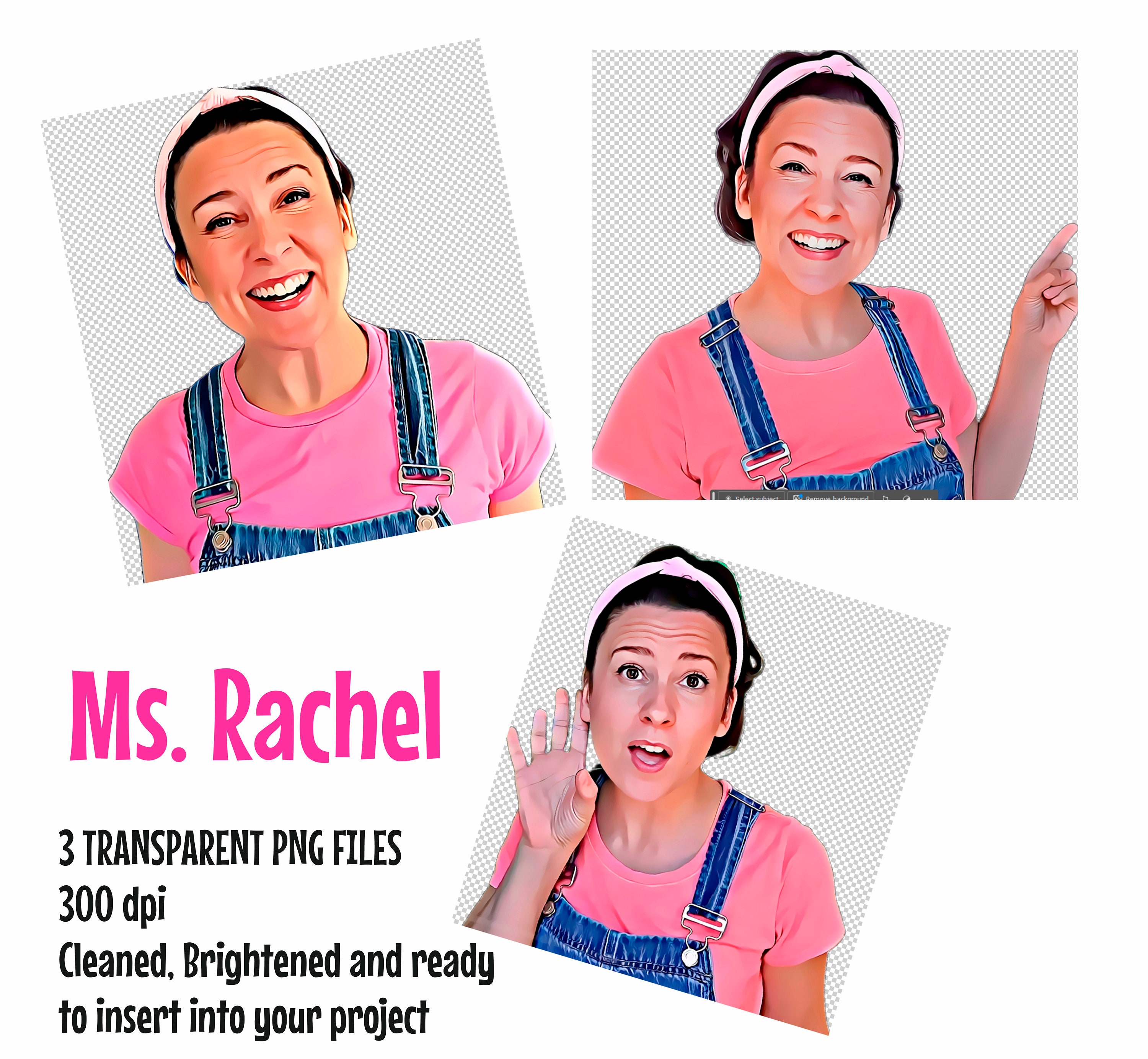 Ms Rachel PNG Images Ms Rachel Transparent Background Digital Download ...