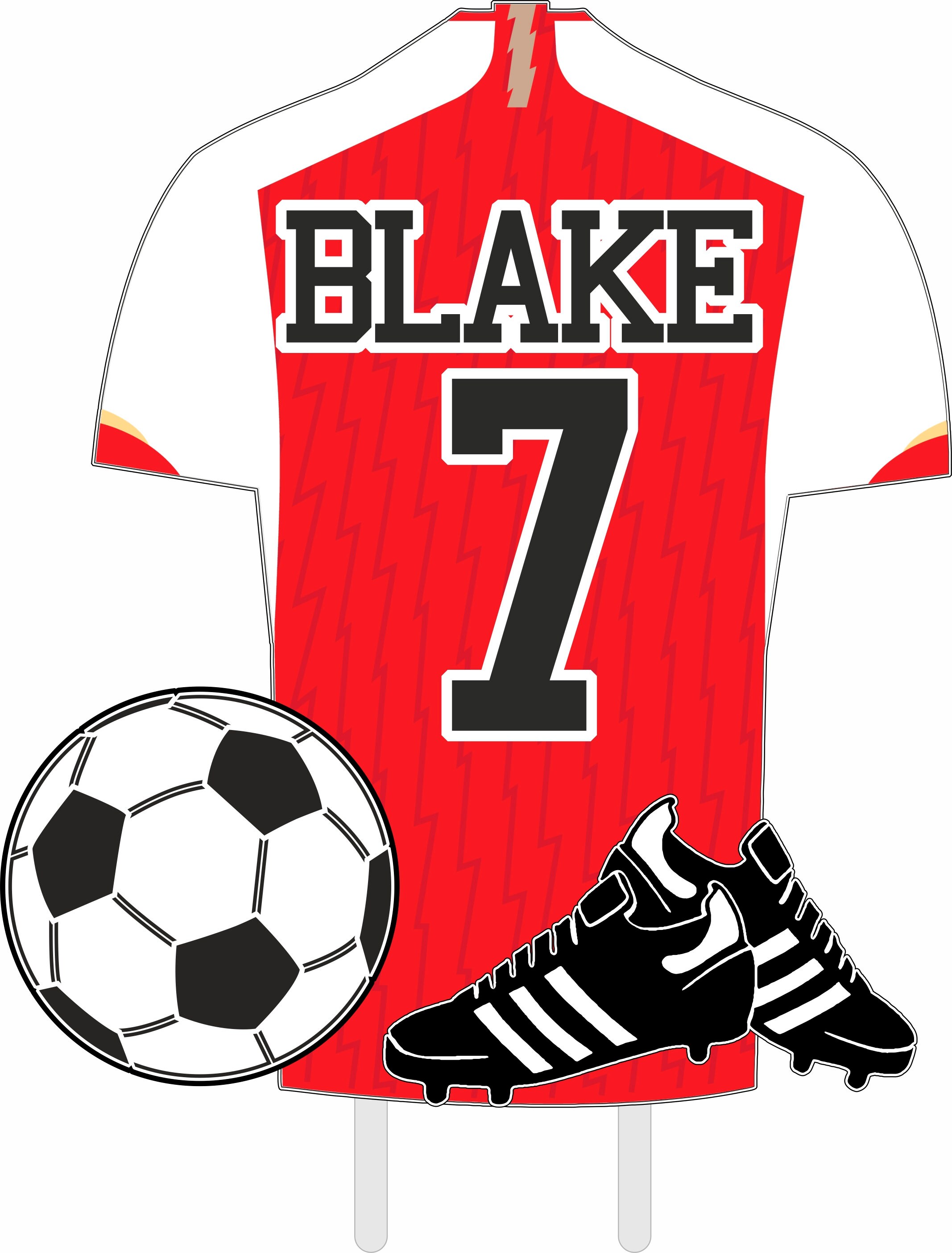 Football Team Cake Toppers Manchester United City Chelsea Spurs Arsenal ...