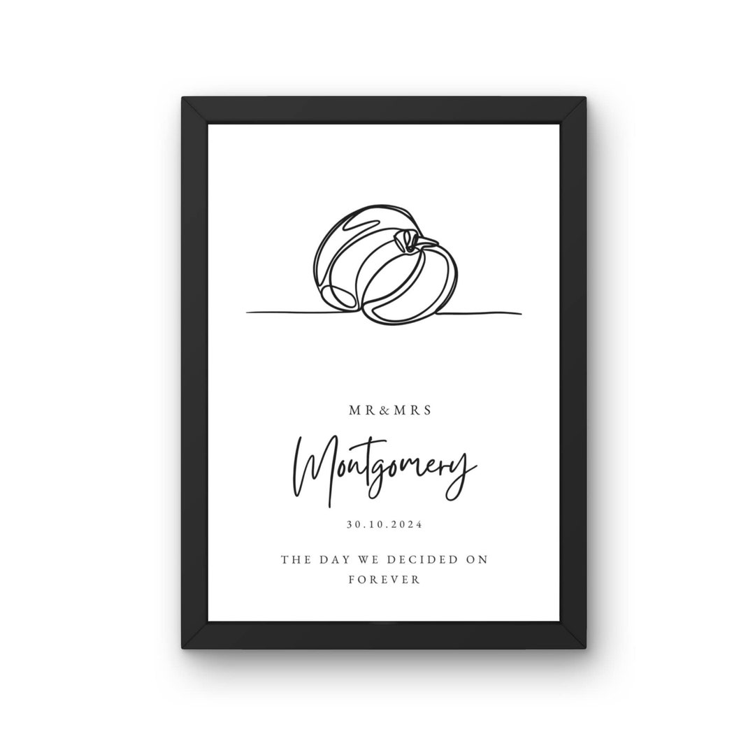 Digital Custom i Do Poster - Etsy