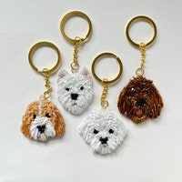 Dog Keychain - Etsy