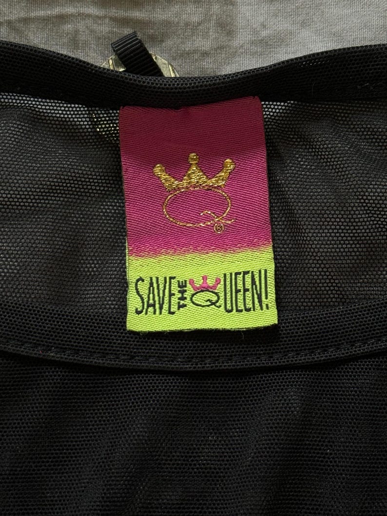 Vintage Save the Queen Graphic Maxi Dress - Etsy