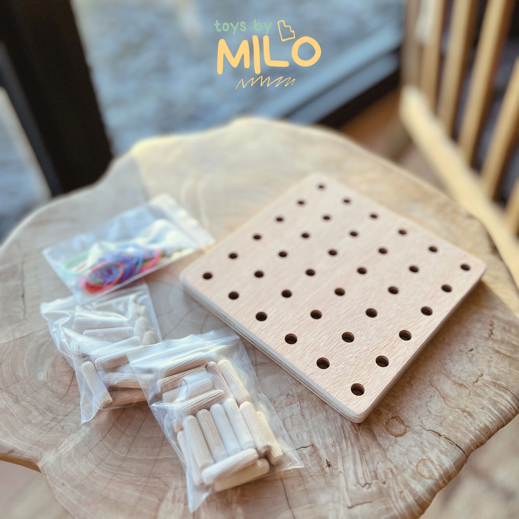 Stacker Geoboard montessori Busy Board Tool Set Problem Solving Toddler ...