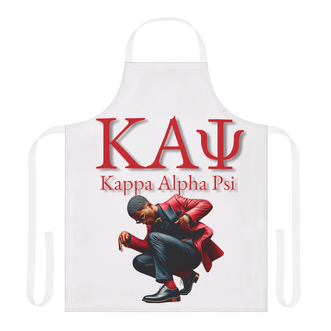Kappa Alpha Psi Apron, Stylish Cooking Gift for Fraternity Members ...