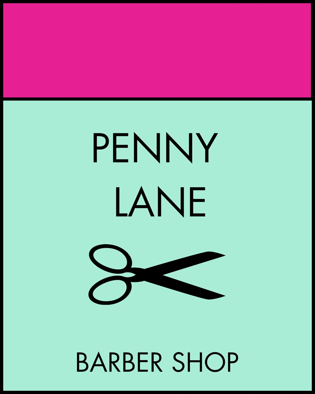 Monopoly Penny Lane Barber Shop Digital Downlaod - Etsy