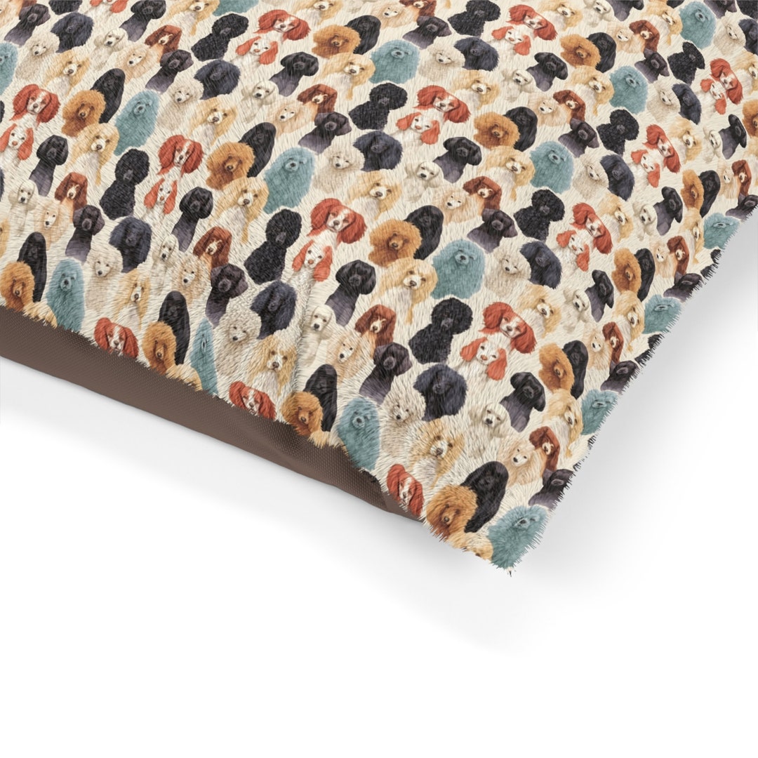 Premium Majestic Poodle Dog Pattern Style Pet Bed - Etsy