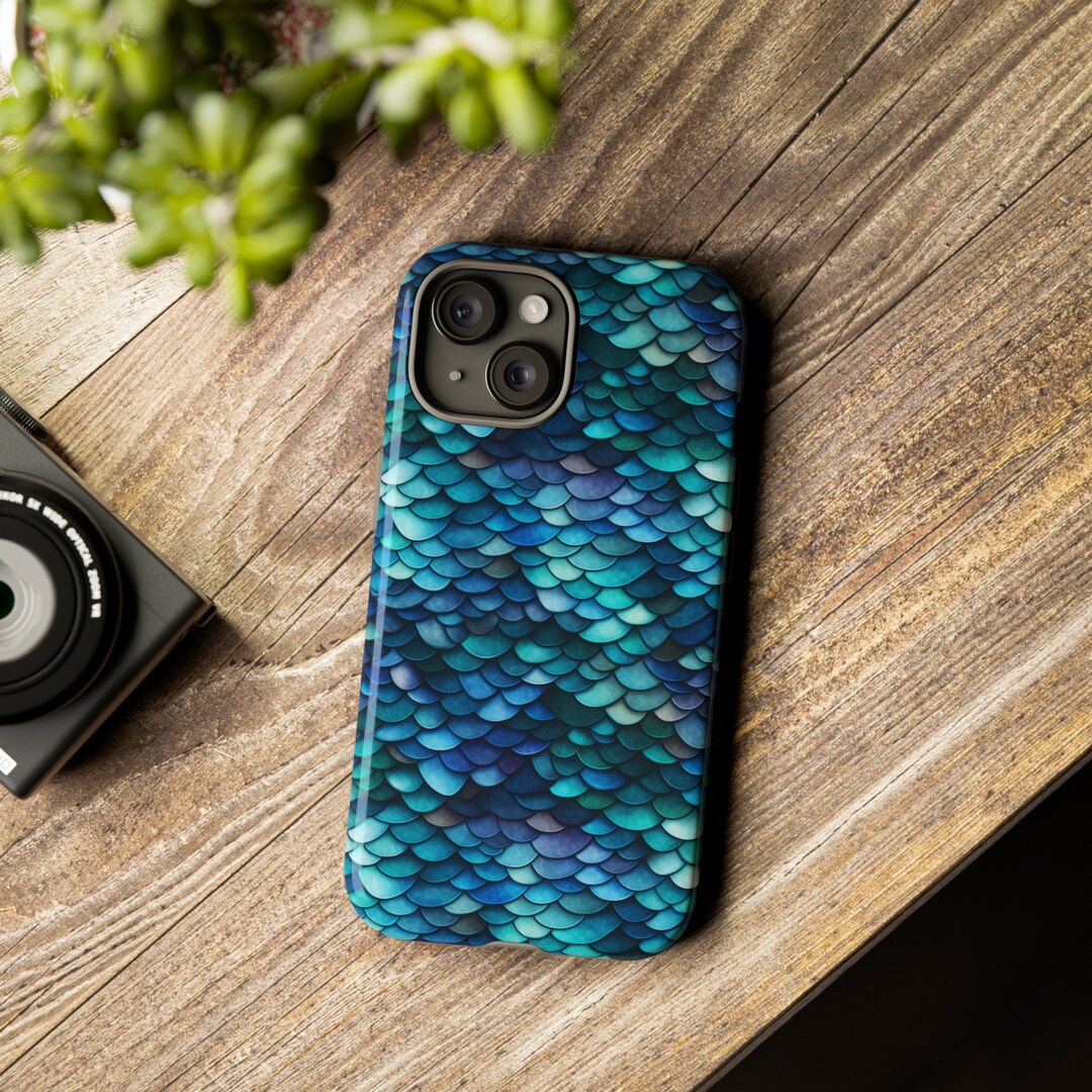 Blue Fishscale / Fish Scale Pattern for Fishers Phone Case / Beautiful ...