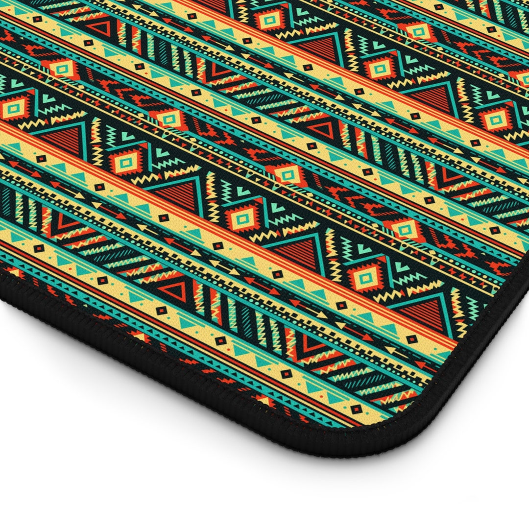 Ancient Aztec Pattern Desk Mat - Etsy