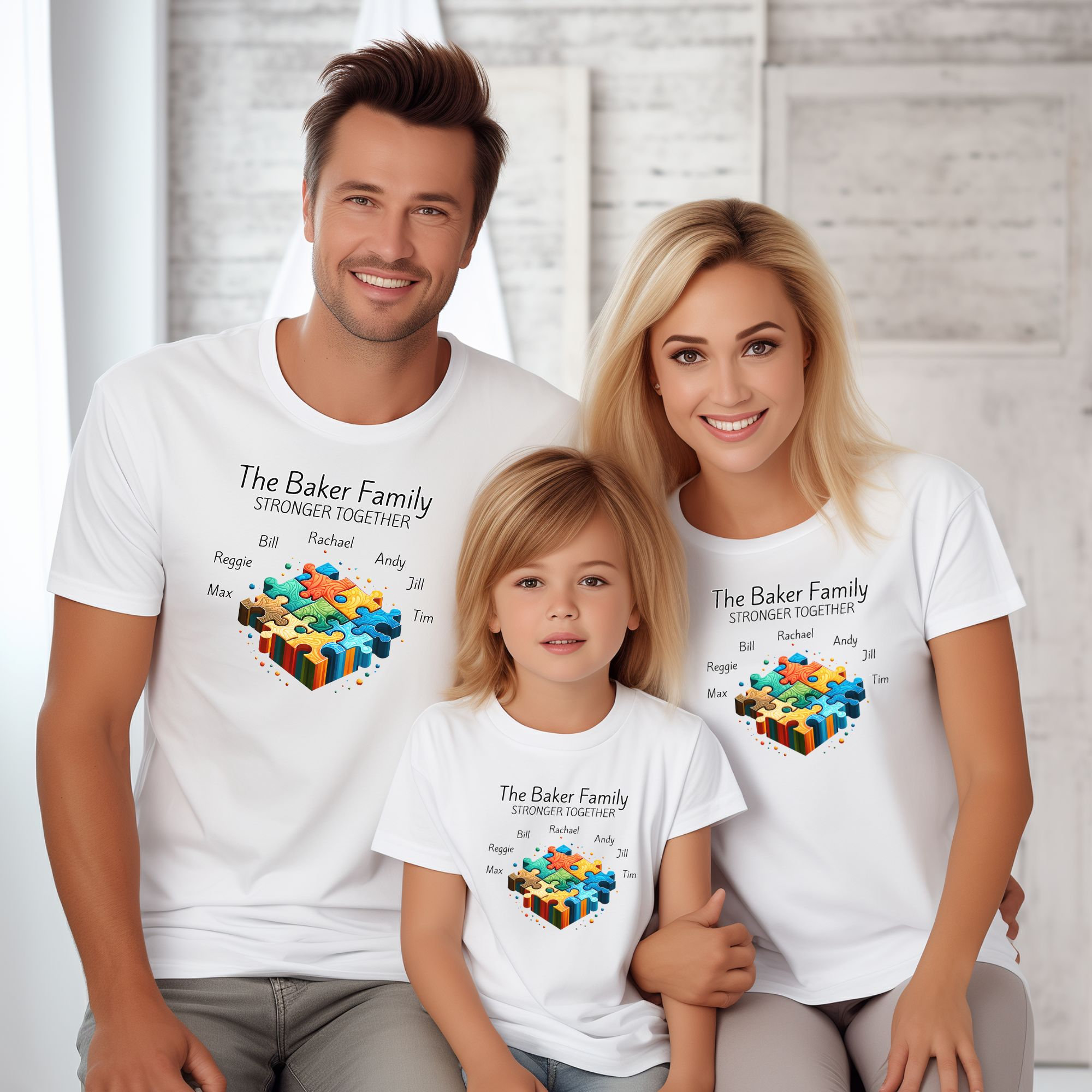 Stronger Together Personalized Family T-shirts, Tees for the Entire ...