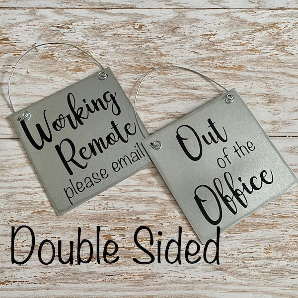 Out of Office Sign - Etsy