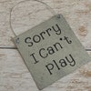 We Can Play Sign / We Can't Play Sign Do Not Disturb Door Sign - Etsy