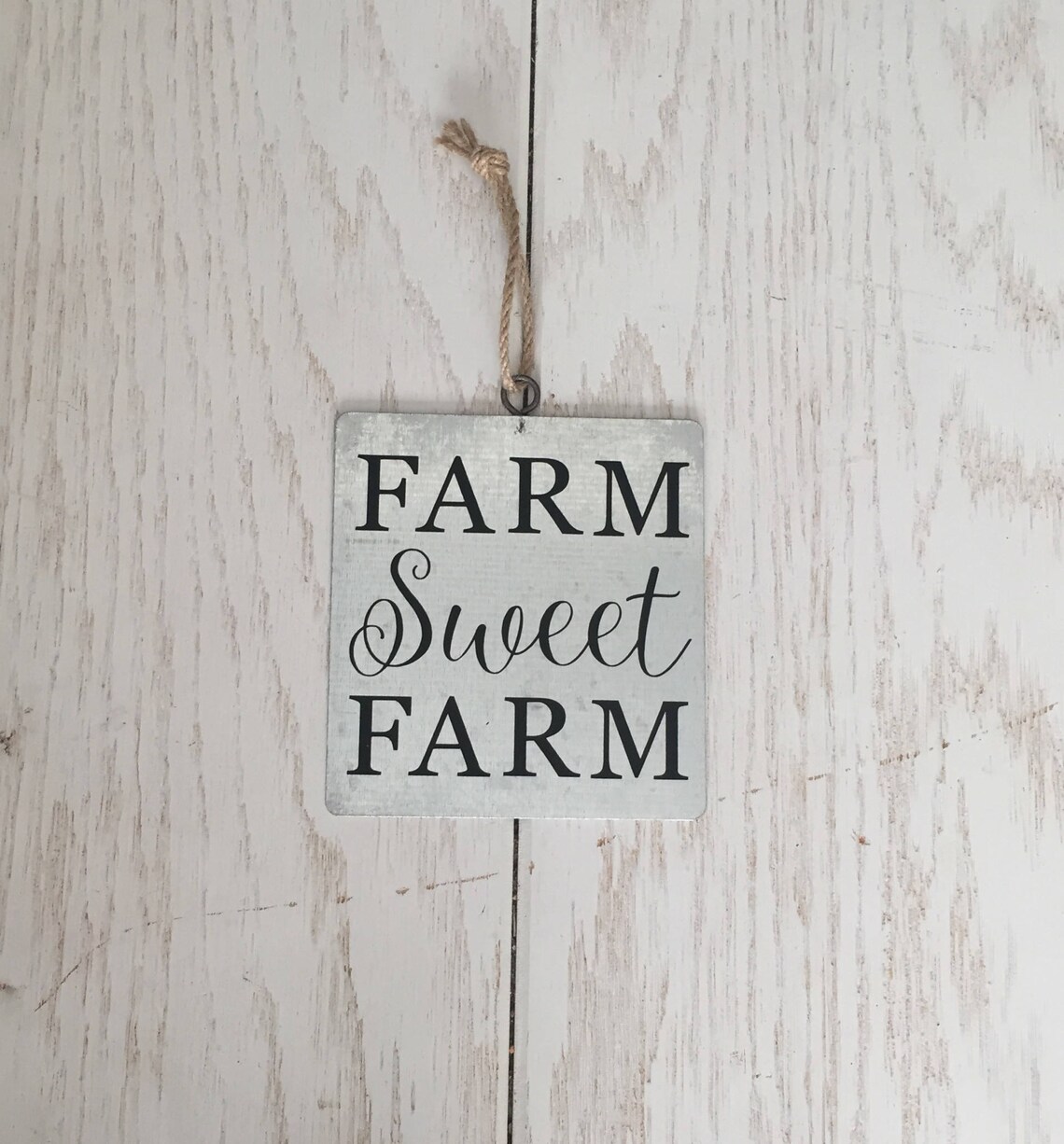 Farm Sweet Farm Home Sweet Home Sign Rustic Vintage Farmhouse | Etsy