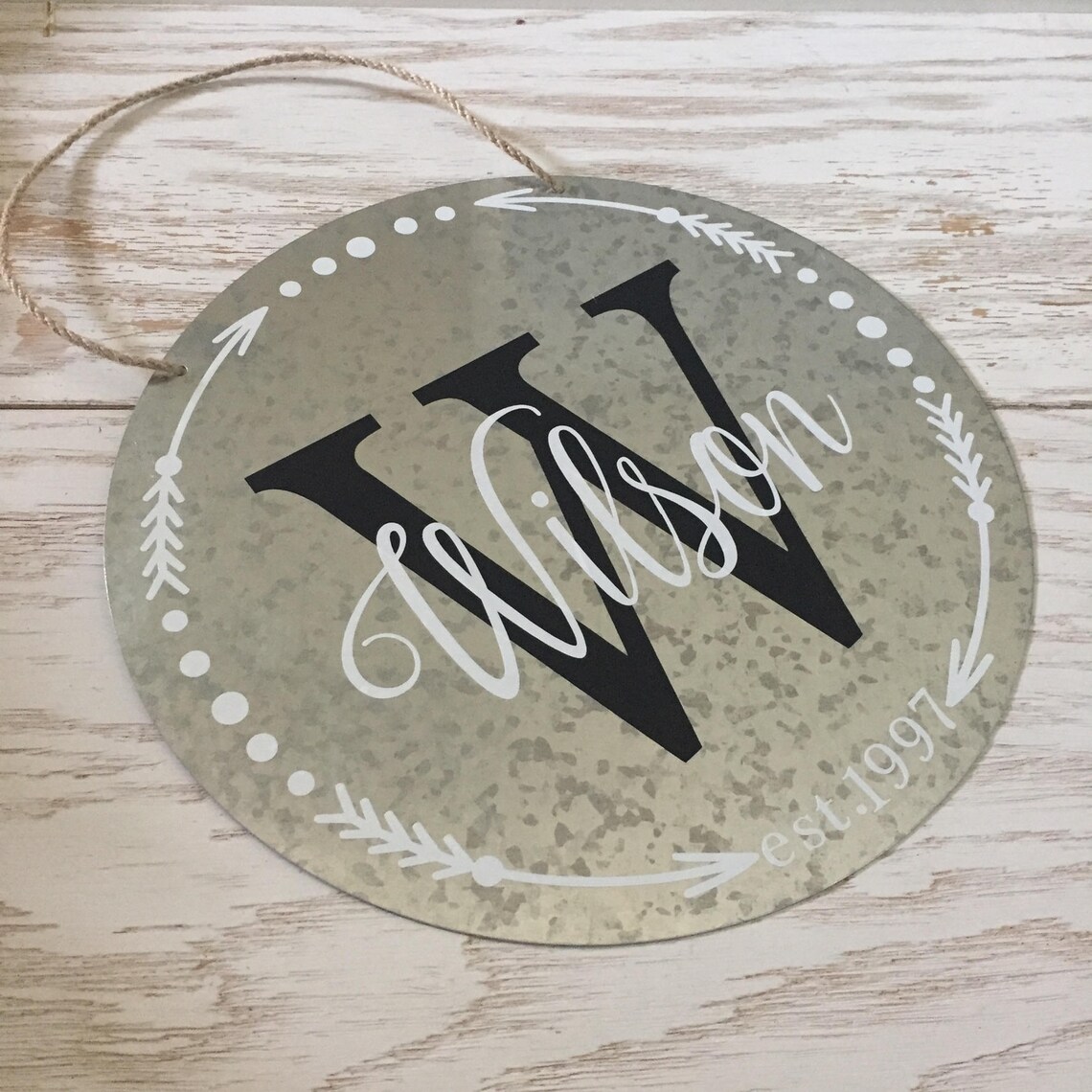 Family Established Sign est Sign Personalized Family Name | Etsy