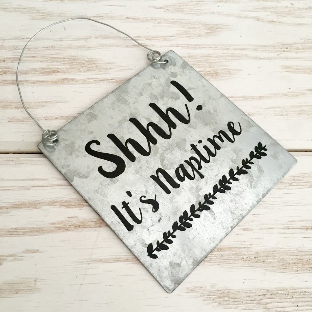 Nap Time Sign - Do Not Disturb Sign - Nap Time Door Sign - Baby Shower ...