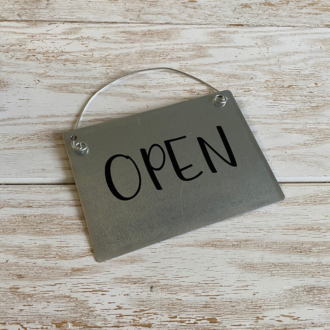 Open Closed Sign Double Sided Welcome Sign Two Sided We Are | Etsy