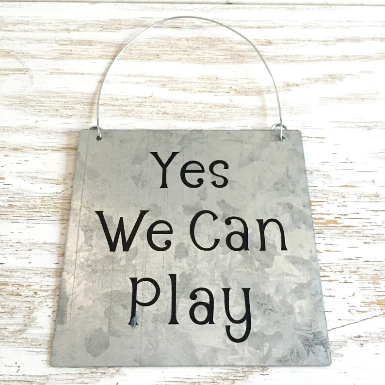 We Can Play Sign / We Can't Play Sign Do Not Disturb - Etsy