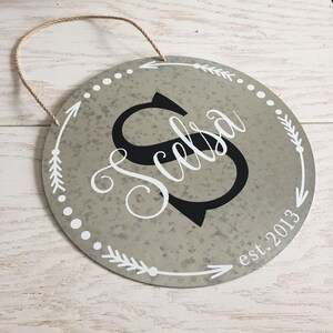 Family Established Sign Est Sign Personalized Family Name Wedding Gift ...