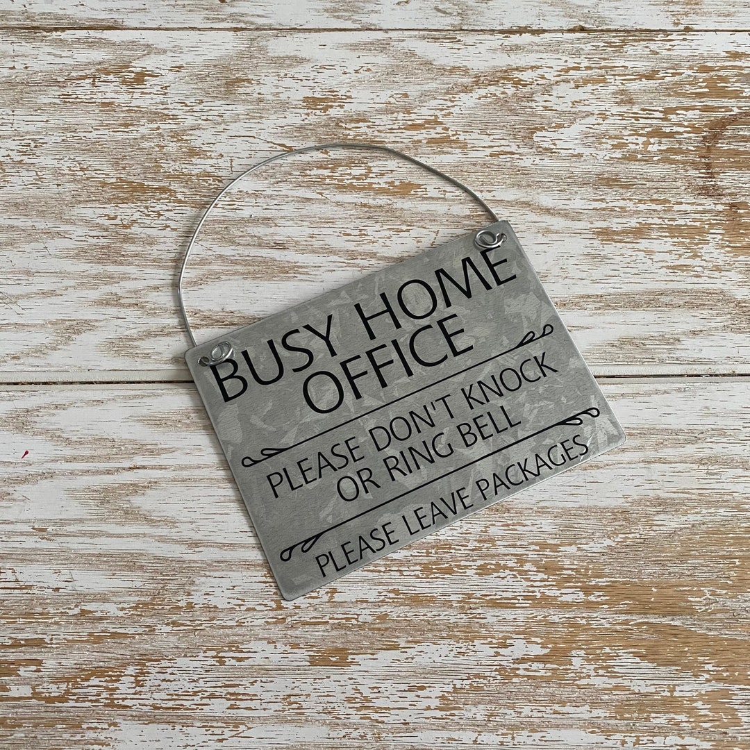 Busy Home Office Working Zoom Call in Progress on a Conference Call ...