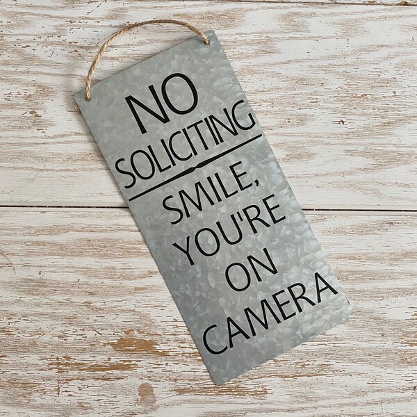 Ring No Soliciting Camera - Etsy