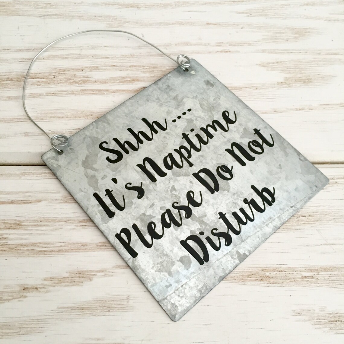 Please Do Not Disturb Nap Time on Galvanized Metal Do Not | Etsy