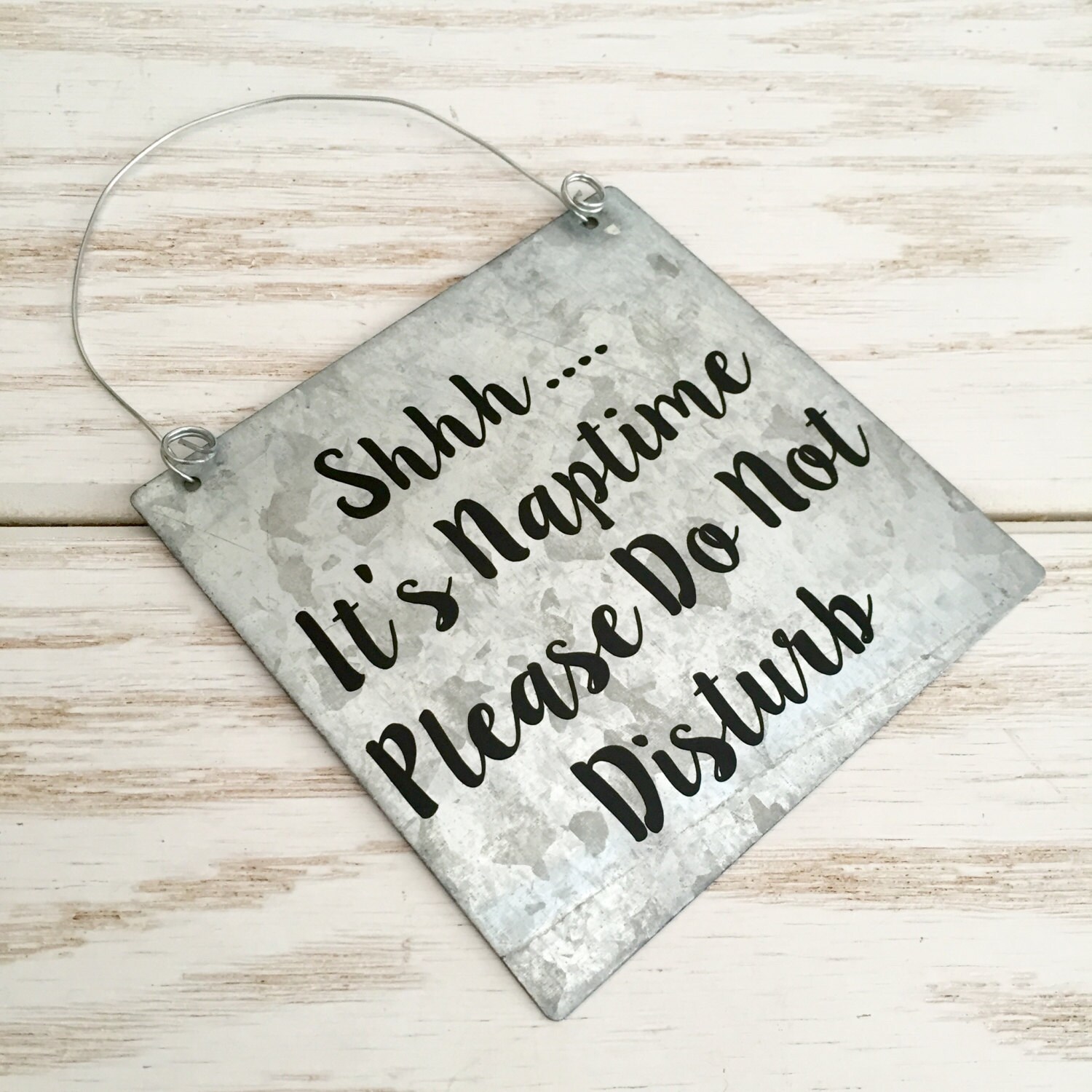 Please Do Not Disturb Nap Time on Galvanized Metal Do Not | Etsy