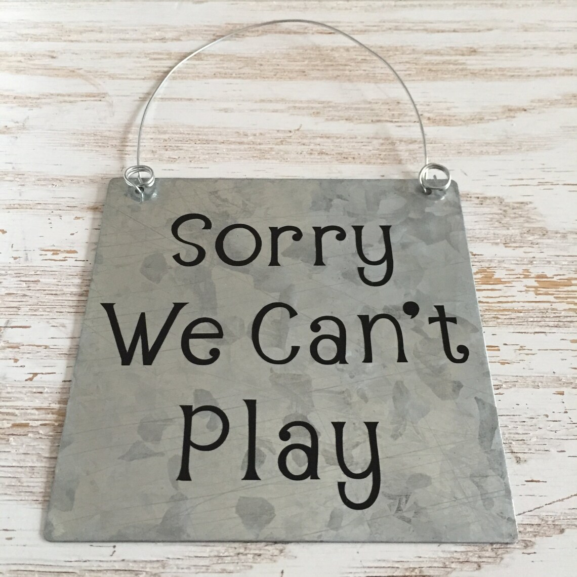 We Can Play Sign / We Can't Play Sign Do Not Disturb - Etsy