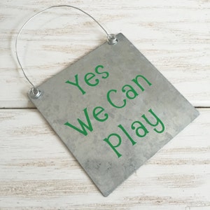 We Can Play Sign / We Can't Play Sign - Do Not Disturb Door Sign - Etsy