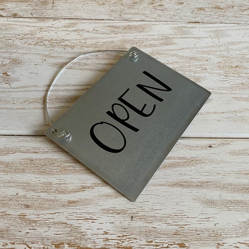 Open Closed Sign Double Sided Welcome Sign Two Sided We Are | Etsy