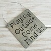 We Can Play Sign / We Can't Play Sign - Do Not Disturb Door Sign - Etsy