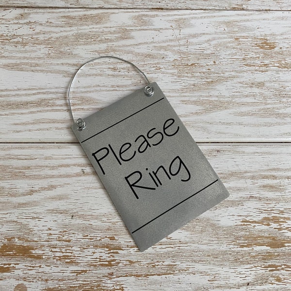 Please Ring Doorbell Sign - Etsy