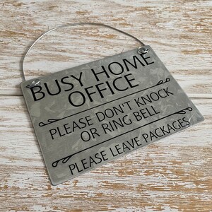 Busy Home Office Working Zoom Call in Progress on a Conference Call ...