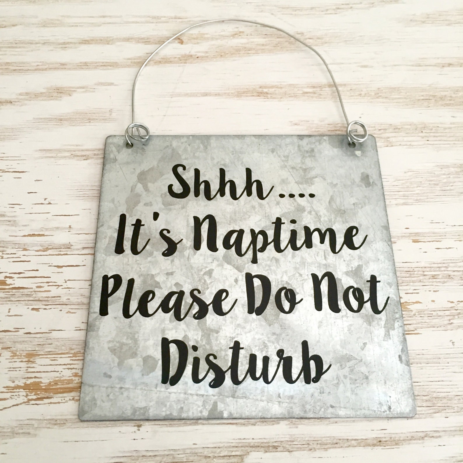 Please Do Not Disturb Nap Time on Galvanized Metal Do Not | Etsy