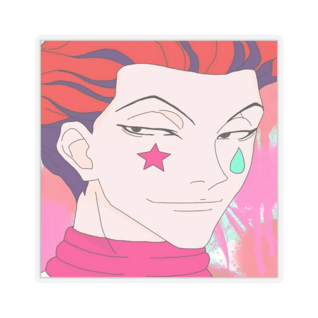Hisoka Stickers - Cool Character Art, Fun Decor, Laptop Accessories ...