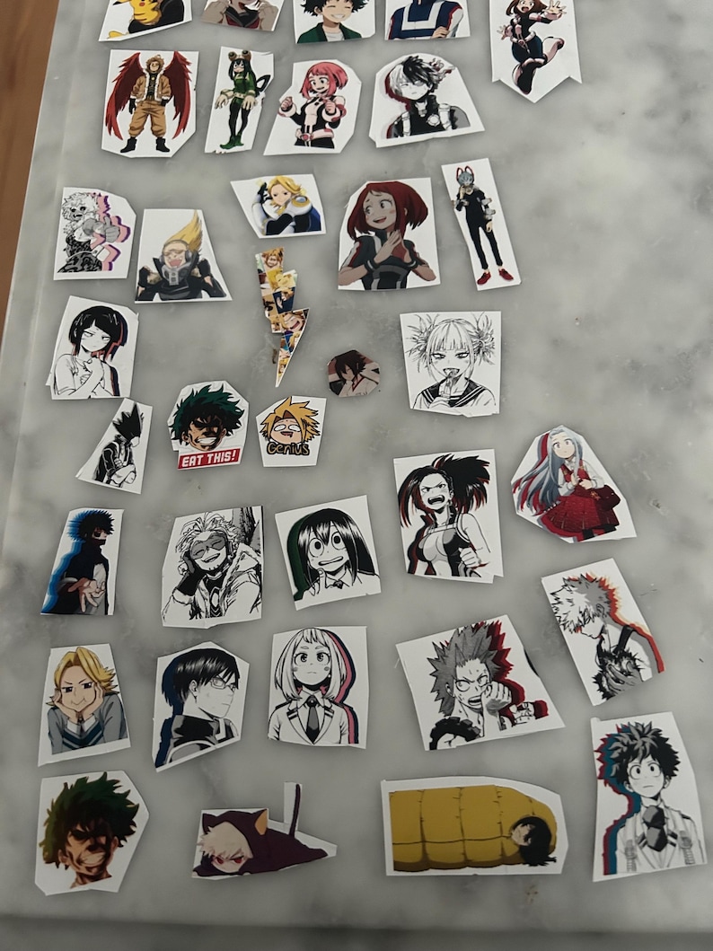 My Hero Stickers - Etsy