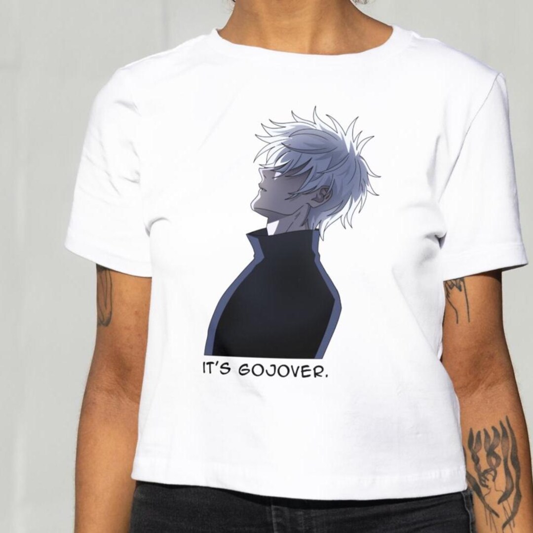 JJK Gojo Satoru Gojover Meme Unisex Heavyweight Crewneck T-shirt ...