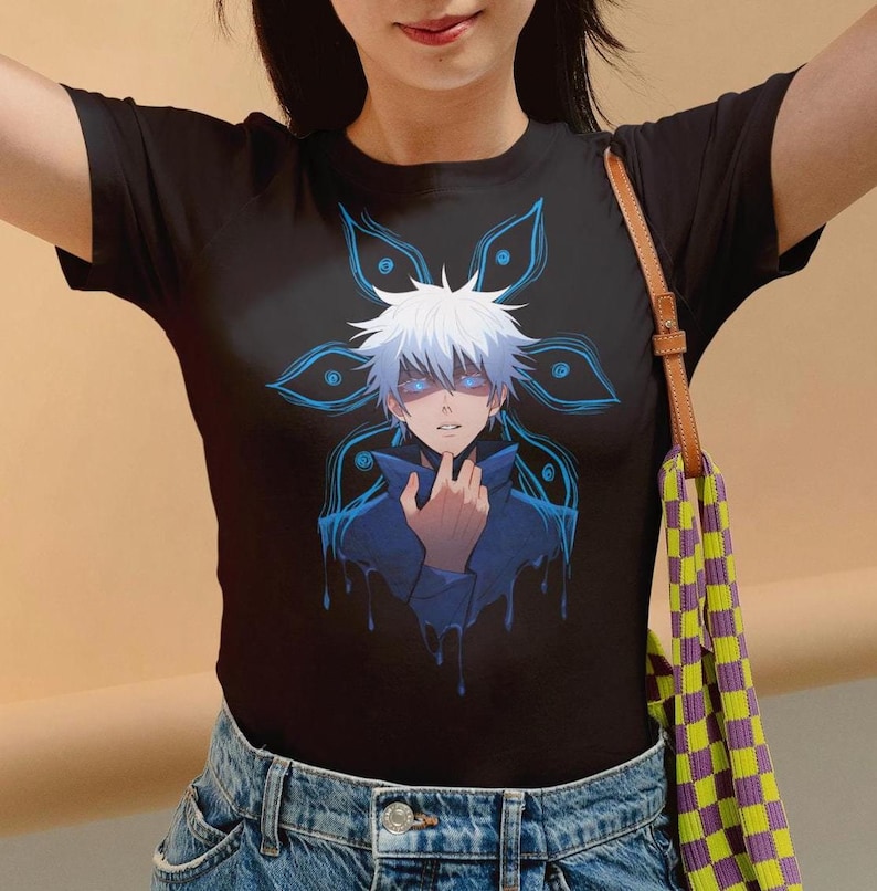 Satoru Gojo Six Eyes Jujutsu Kaisen Anime T-shirt JJK Gift Shirt Unisex ...