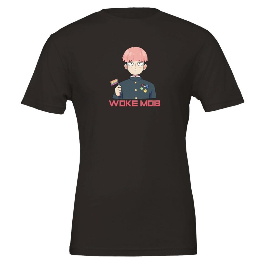 The Woke Mob Psycho Anime Meme Shirt - Etsy