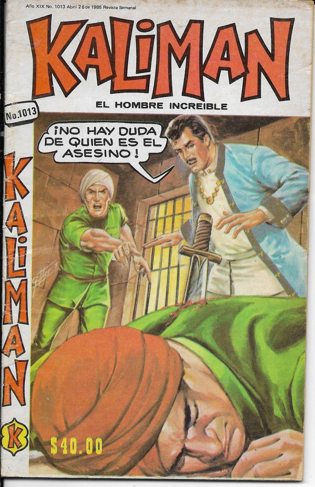 Kaliman El Hombre Increible 1013 Abril 26, 1985 Mexico - Etsy