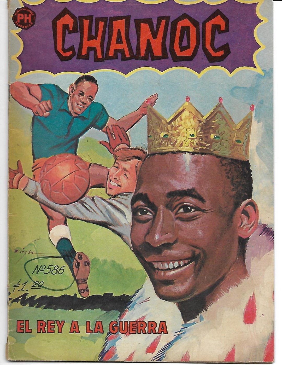 Chanoc "el Rey De La Guerra" #586, 1ero De Enero De 1971. Impreso En ...