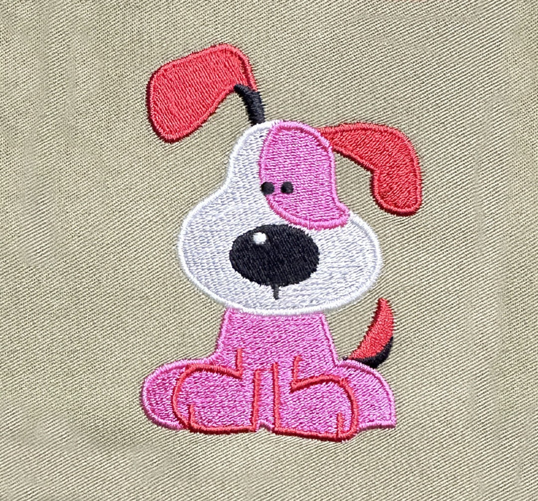 Dog Embroidery File for Your Machine in All Formats DST for Kids ...