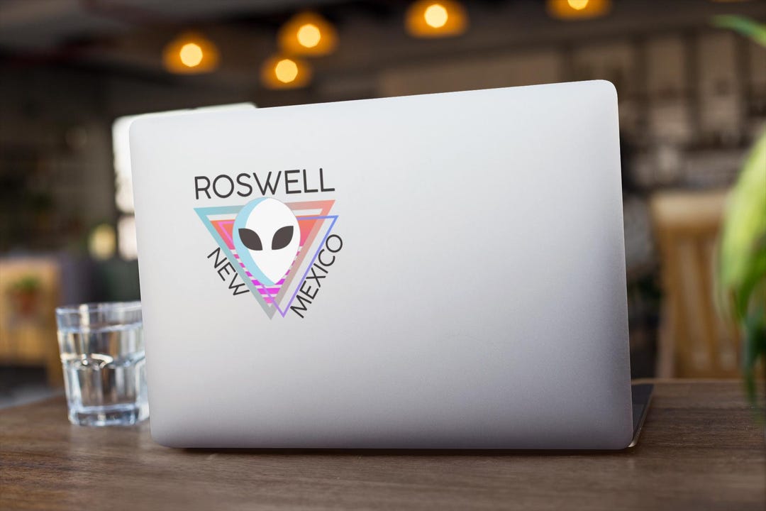 Roswell Sticker, Space Alien Kiss-cut Stickers Set, Roswell UFO Lover ...