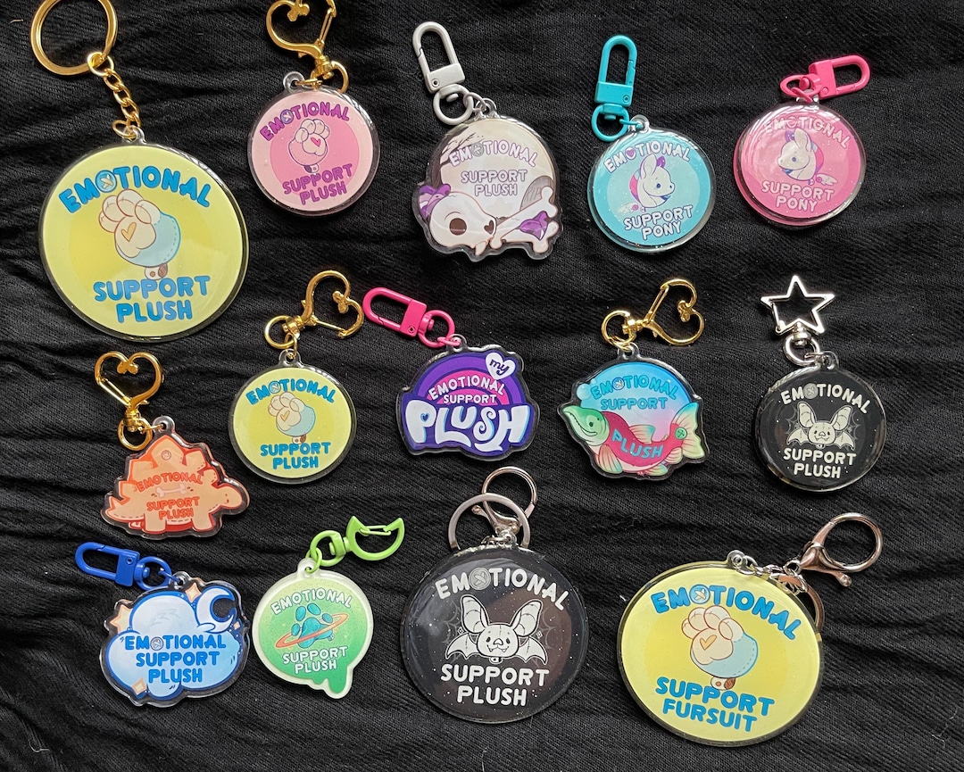 ESP Tags! Emotional Support Plush - Etsy