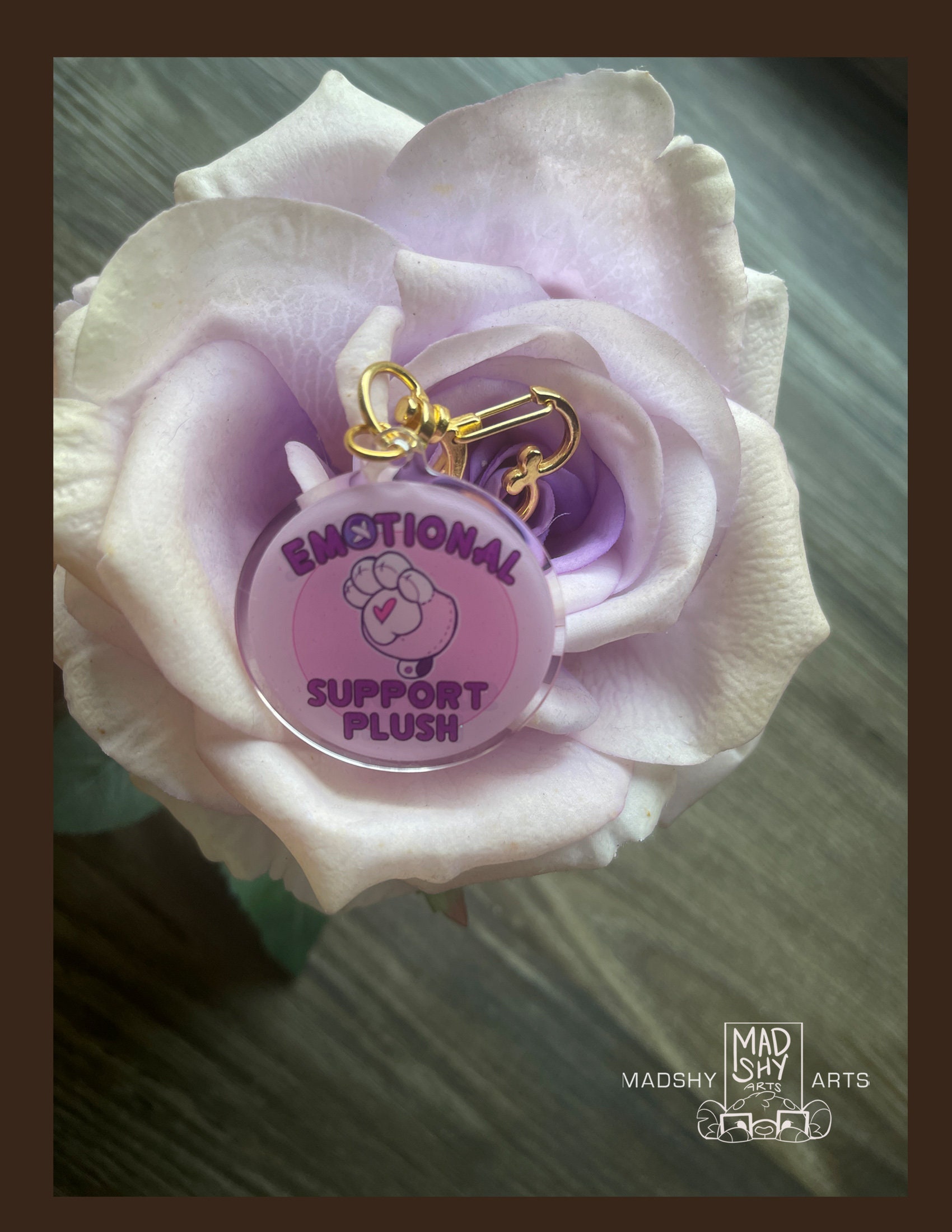 ESP Tags Emotional Support Plush - Etsy