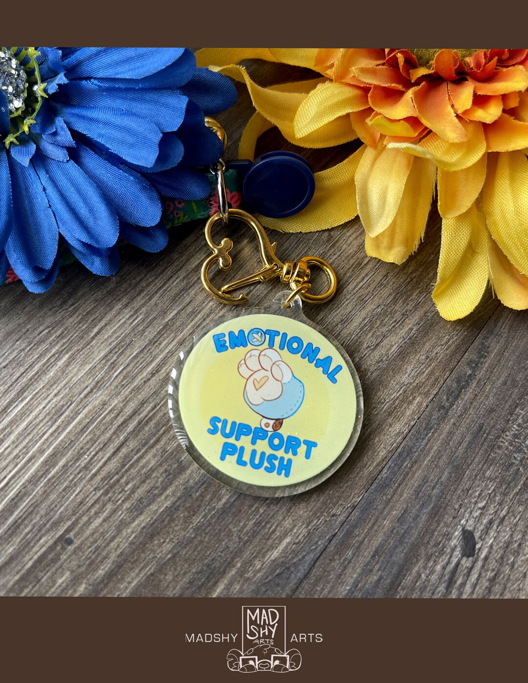 ESP Tags Emotional Support Plush - Etsy