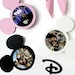 Mickey Mouse Ears Picture Frames W/ Photo Prints - Etsy