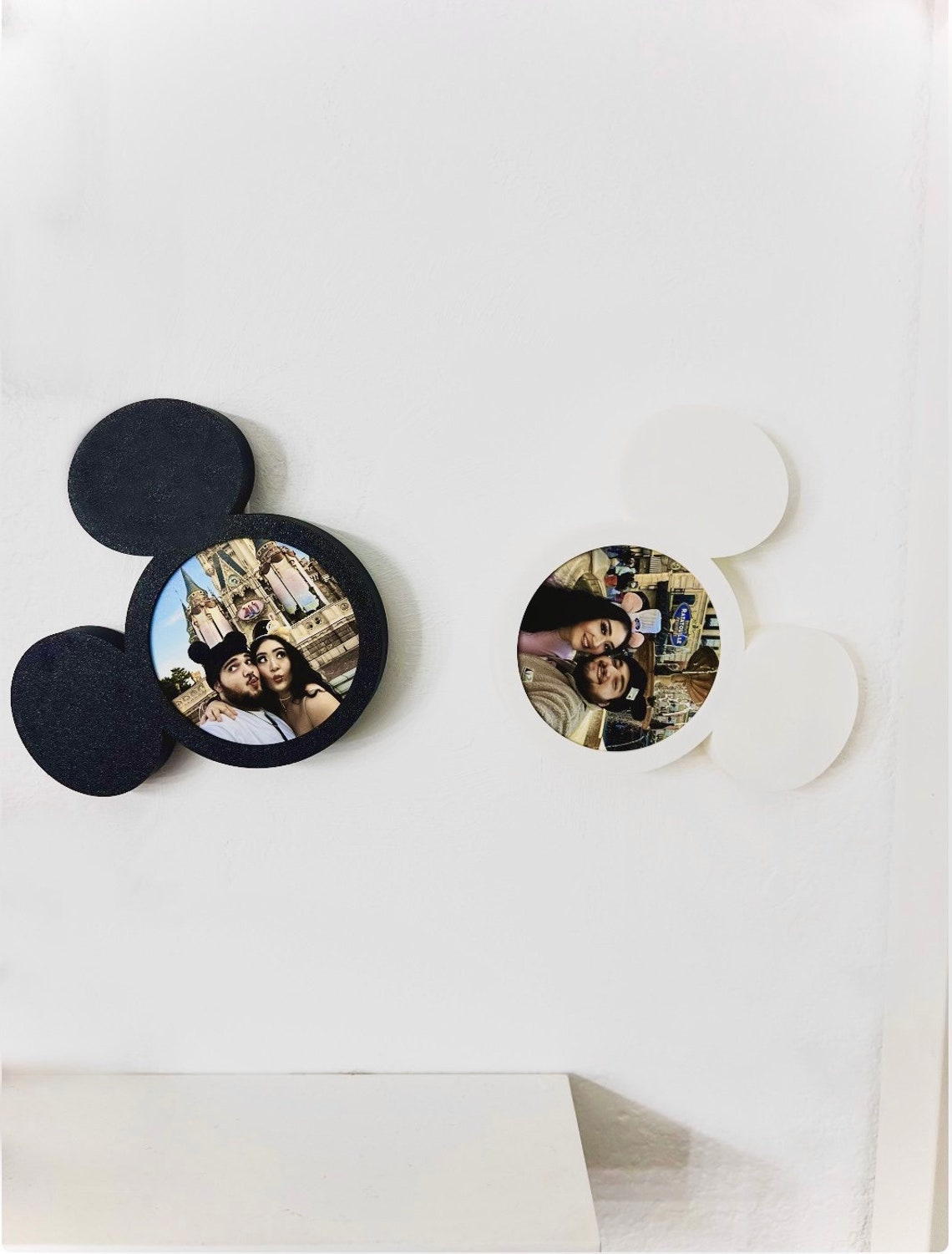 Mickey Mouse Ears Picture Frames W/ Photo Prints - Etsy
